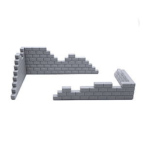 EnderToys Scenery Bundle, Terrain Scenery for Tabletop 28mm Miniatures Wargame, 3D Printed and Paintable