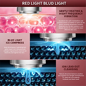 InfiniteTEC Portable Facial Tightening Device Hydrating Skin Care Machine (Pink)