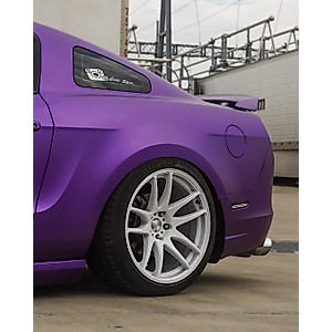 VViViD+ Matte Metallic Purple Vinyl Wrap (1 Foot x 5 Feet)