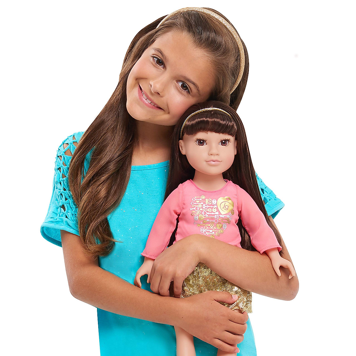 Journey Girls 18-Inch Callie Hand Painted Doll with Brown Hair and Brown Eyes, Kids Toys for Ages 6 Up by Just Play