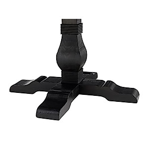 Martin Svensson Home Napa Solid Wood Black Round Dining Table