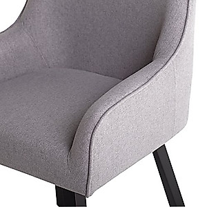 Studio Designs Home, Heather Gray Studio Designs 70147 Spire Swivel Task Chair, 25.5" W x 24" D x 35.5" H