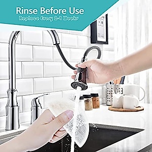 Tronssien Cat Water Fountain Replacement Filter, Pet Fountain Filter 3 Triple Filtration System Replacement Filter, 8 Carbon Filters Pack