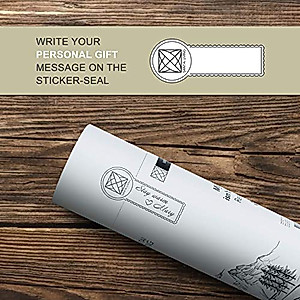 Santai Living Insulated Bamboo Travel Mug Tumbler Leak-Proof Black Flip Lid Coffee Cup Stainless Steel Thermos,16oz/400ml