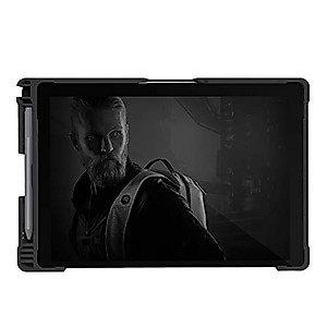 STM Dux Shell for Microsoft Surface Pro 4/5/6/7/7+ - Rugged and Protective case with Pen Storage - Black (stm-222-260L-01)