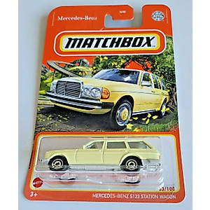 Matchbox Mercede-Benz S123 Station Wagon 53/100 (Pastel Yellow)
