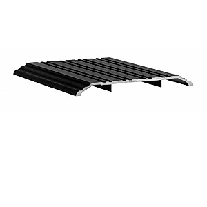 Aluminum Thresholds 7 Inch - Residential/Commercial use Saddle/Handicap Easy Installing and Accessible/Fire Proof Rated (48", Black)