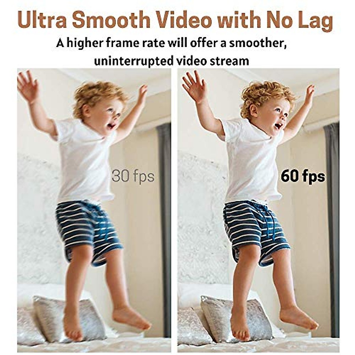 NexiGo N980P 1080P 60FPS Webcam with Microphone, HD USB Computer Camera, Built-in Dual Noise Reduction Mics, 120 Degrees Wide-Angle for Zoom/Skype/FaceTime/Teams, PC Mac Desktop (Renewed)