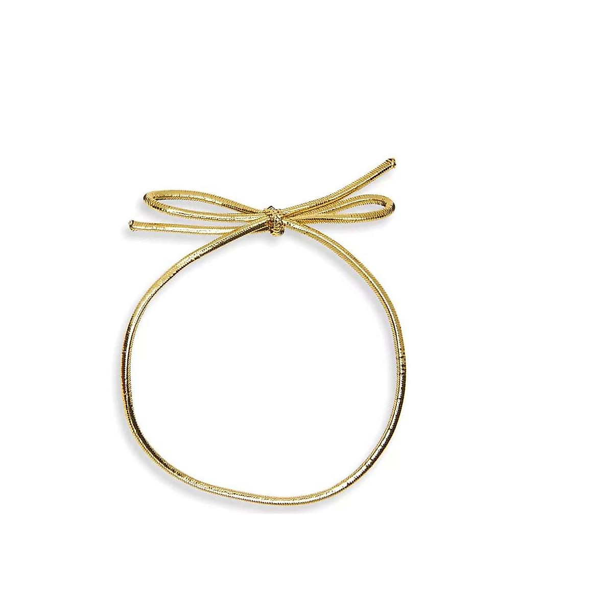 WGH Metallic Stretch Loops with Pre-Tied bows, Elastic Cord Ribbon, Gift Box Bows, Elastic Ribbon String for Gifts, Box, Craft, Bags (6 inch, GOLD)