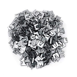 Cage Building Clip 600pcs Cage Fasten Clips Wire Cage Clip for Chicken Quail Pigeon Rabbit Pet Dog Cat Cage
