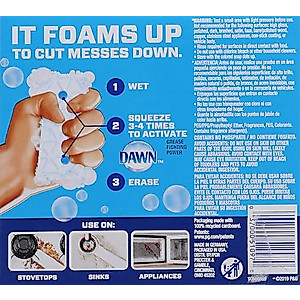 Mr. Clean Magic Eraser Kitchen with Dawn, Cleaning Pads with Durafoam, 2 Count