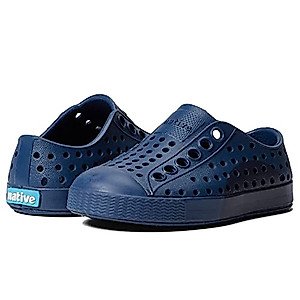 Native Shoes Baby Boy's Jefferson Block (Toddler) Frontier Blue/Frontier Blue/Insight Circle 9 Toddler M