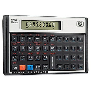 HP F2231AA 12c Platinum Financial Calculator, 10-Digit LCD