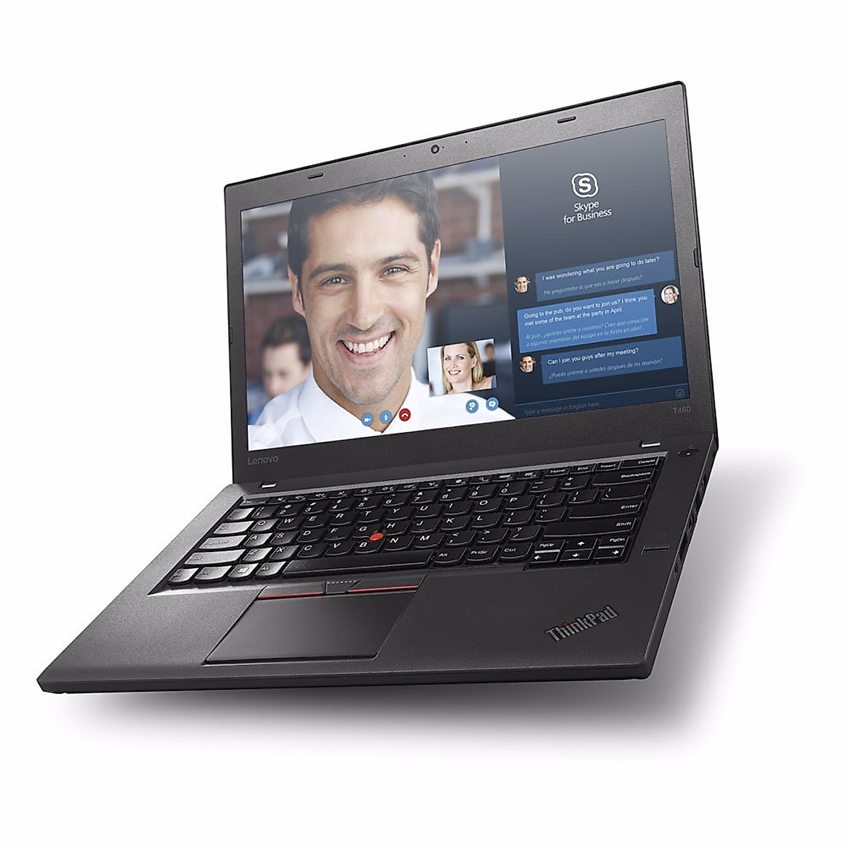 Lenovo ThinkPad T450 Business Ultrabook (14" HD Display, i5-5300U 2.3GHz, 4GB RAM, 128GB SSD, Window 10 Pro ) - Black