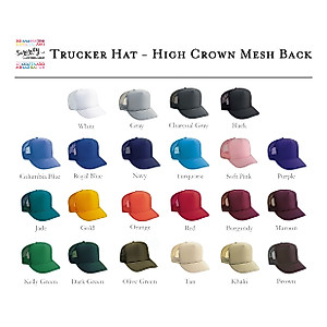 Kappa Trucker Hat - Kappa Gamma Sorority Cap - KKG Gifts Spiritwear (Navy)