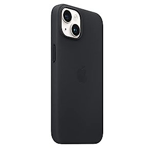 Apple iPhone 14 Leather Case with MagSafe - Midnight