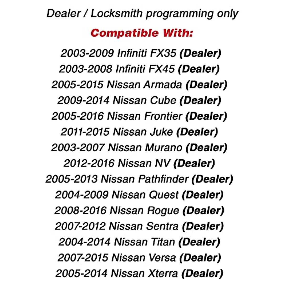 KeylessOption Keyless Entry Remote Control Car Uncut Ignition Key Fob Replacement for CWTWB1U751