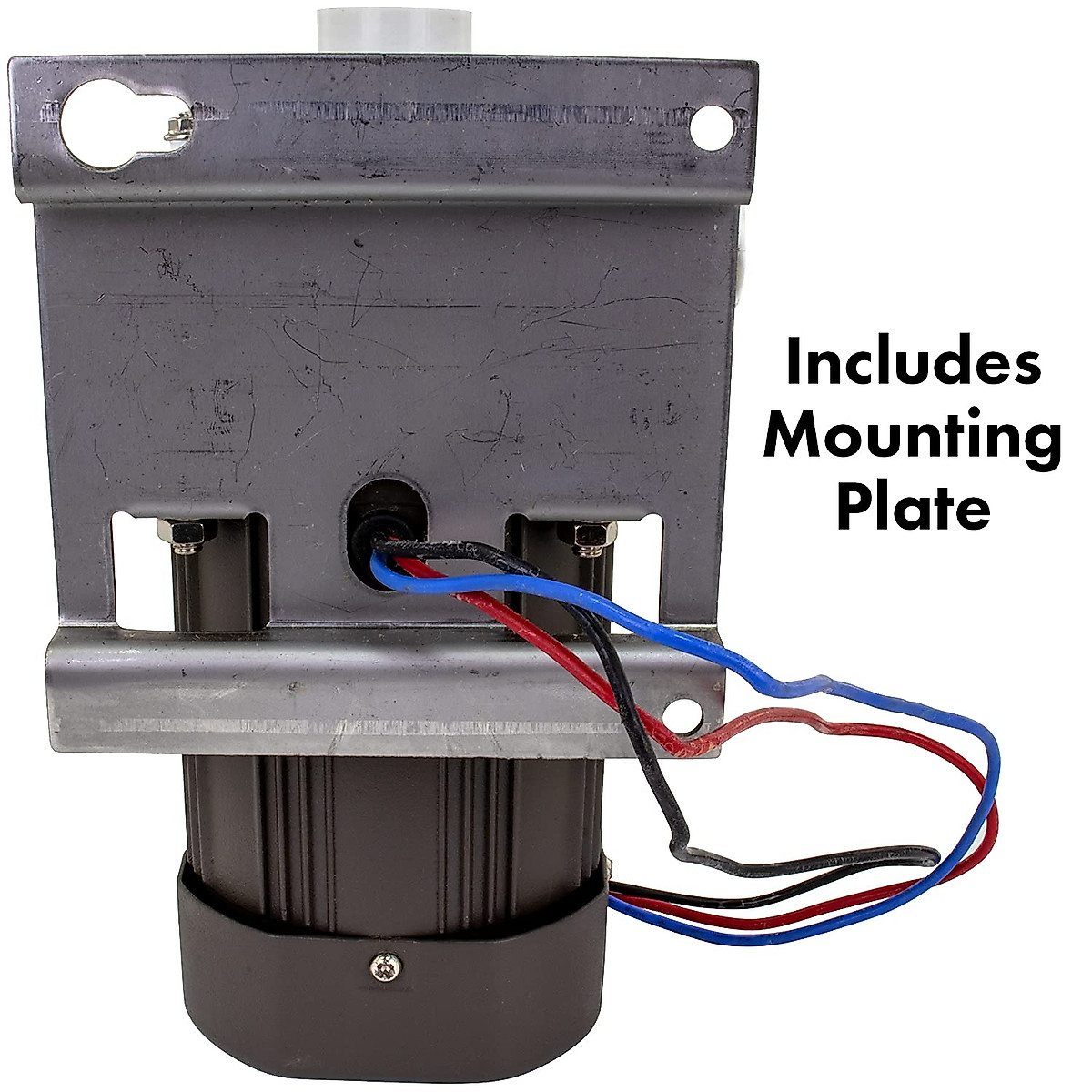 IMM Ice Machine Motor Replacement for Hoshizaki S-0730 Ice Machine Motors Includes mounting Plate, 14 inch Cable & Plug.
