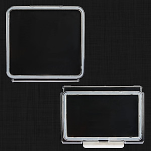 Saim Transparent Dog Food Storage Container Lid - Front Lid & Snack Warehouse Lid for 2020 Airtight Food Storage Container