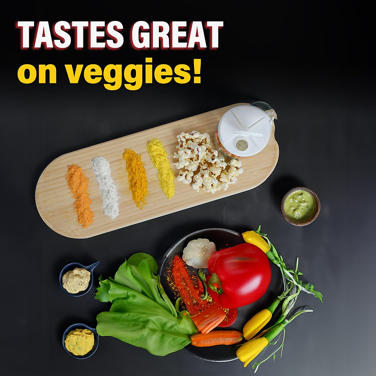 White Cheddar Cheese Popcorn Seasoning - Wabash Valley Farms White Cheddar Cheese Powder, Fat Free White Cheddar Popcorn Seasoning, White Cheddar Powder for Popcorn, White Cheese Seasoning (5.2 oz)