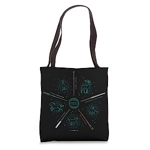 Harry Potter Expecto Patronus and Wands Tote Bag