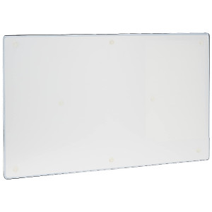 Tim Holtz Glass Cutting Mat - Left Handed Work Surface with 12x14 Measuring Grid and Palette for Paint, Ink, and Mixed Media - Art and Craft Supplies