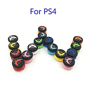 Extenders Thumb Grips Thumstick Extender Joystick Cap for PS4 Controller PS4 Slim Pro Controller -2PCS (Blue SHD)