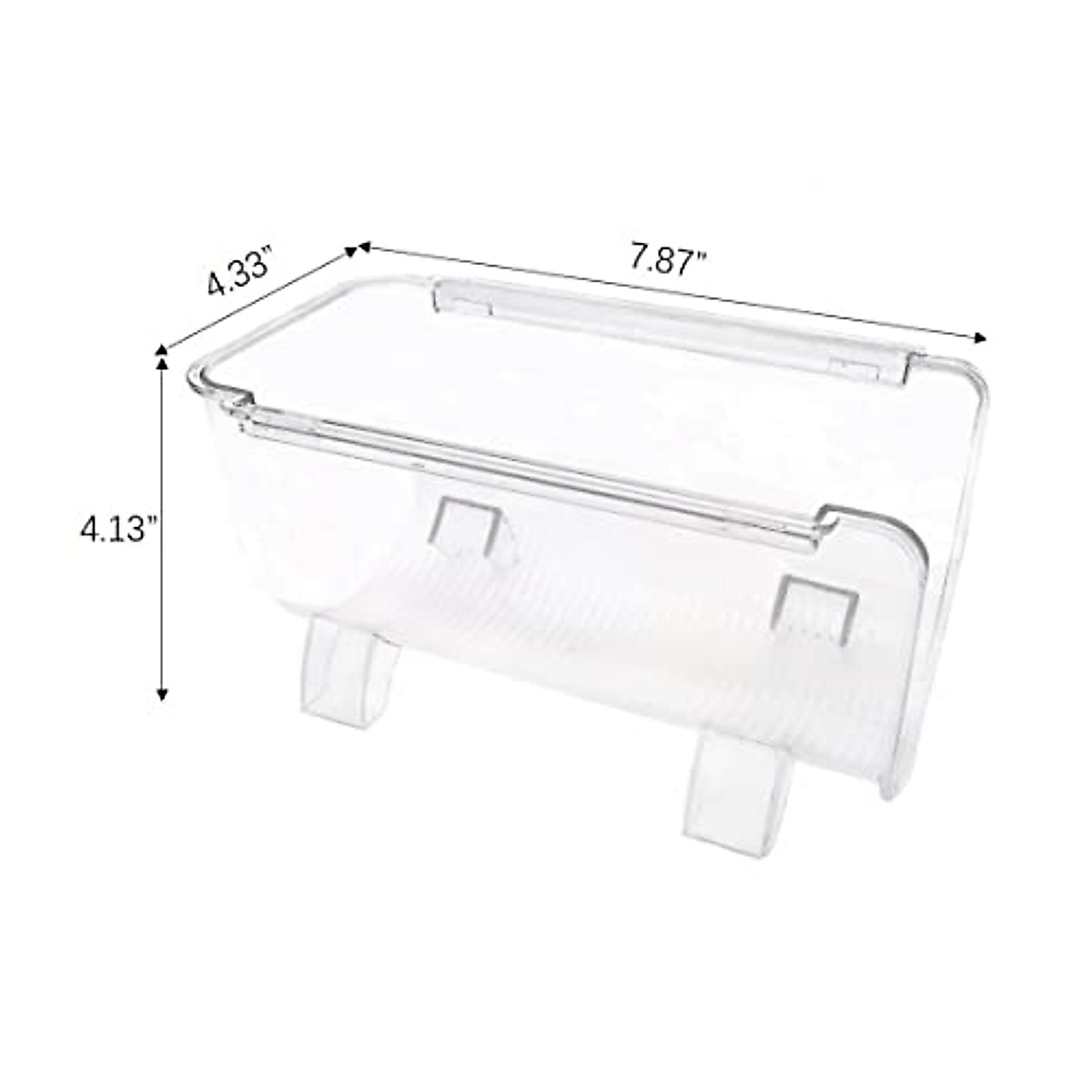 Frontier Plastic Stackable Multipurpose Wine Rack Storage Organizer, Wine and Water Free Standing Bottle Holder for Fridge, Counter Top, Display Cabinets, 2 Pack, Clear