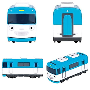 Pull Back Car Train Toy - Titipo and Friends 3 Vehicles Set Christmas Birthday Gifts for Kids and Toddlers Boys and Girls 3 Years and Up (No. 2 Loco, Eric, Xingxing)