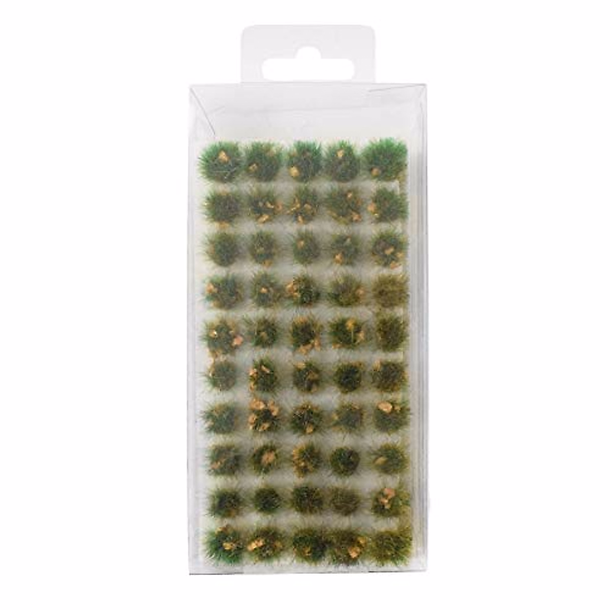 War World Scenics Self Adhesive Static Grass Tufts x 100 – Summer Alpine, 6mm – Model Railway Wargame Scenery Railroad Modelling Diorama Miniature Hobby Tabletop
