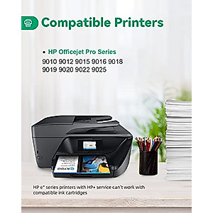 962XL Ink Cartridges Replacement for HP 962XL 962 XL Work for HP OfficeJet Pro 9015 9025 9010 9018 9020 9022 Printers(Black, Cyan, Magenta, Yellow, 4 Combo Packs)