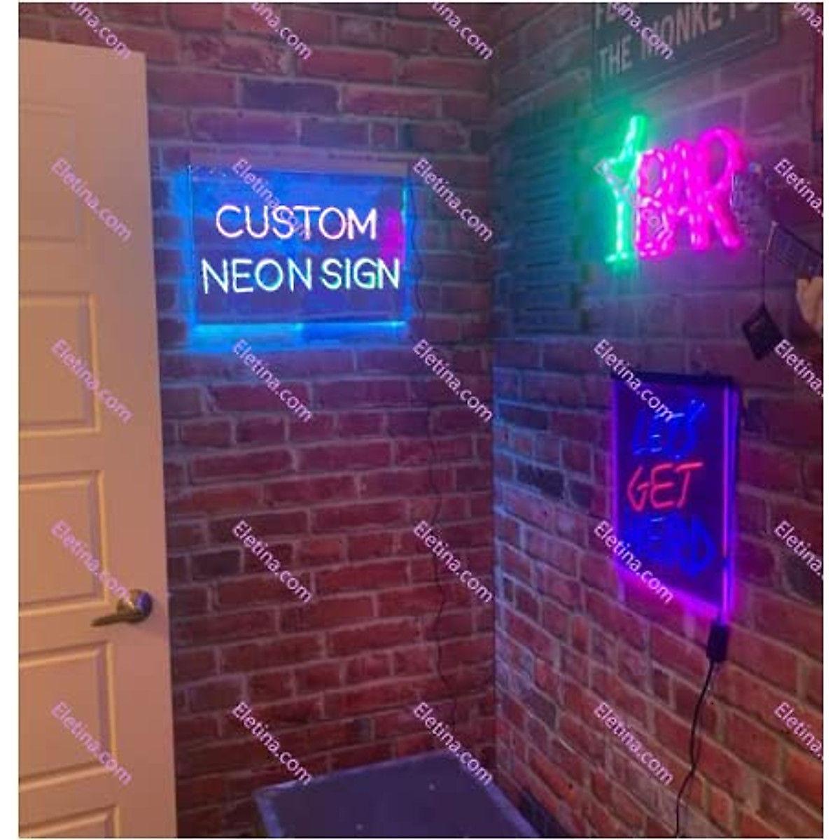 yisi Bar Neon Light Sign Led Ebt Atm For Business, Super Bright Led Open For Atm Electric Advertising Display For Atm Storefront Window Decor. Lamp Neon Like Signs Wall
