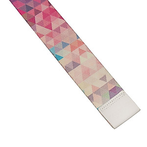 YOGA DESIGN LAB | The Yoga Strap | Luxurious, Extra Long, Super Soft, Eco Printed | Studio Quality, Adjustable | Safely Stretch Further and Hold Longer | 8 ft Long (Tribeca Sand, 8ft)