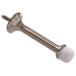 Hardware Essentials by Hillman 852929 Rigid Door Stop Silver Nickel