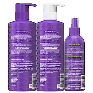Aussie Kids Hair Care Bundle Set Including: Shampoo (16 Fl Oz), Conditioner (16 Fl Oz) & Detangler Spray (8 Fl Oz), Paraben- Freem Sulfate-Free, Dye-Free, Cruelty-Free, Tangle-Free Styling