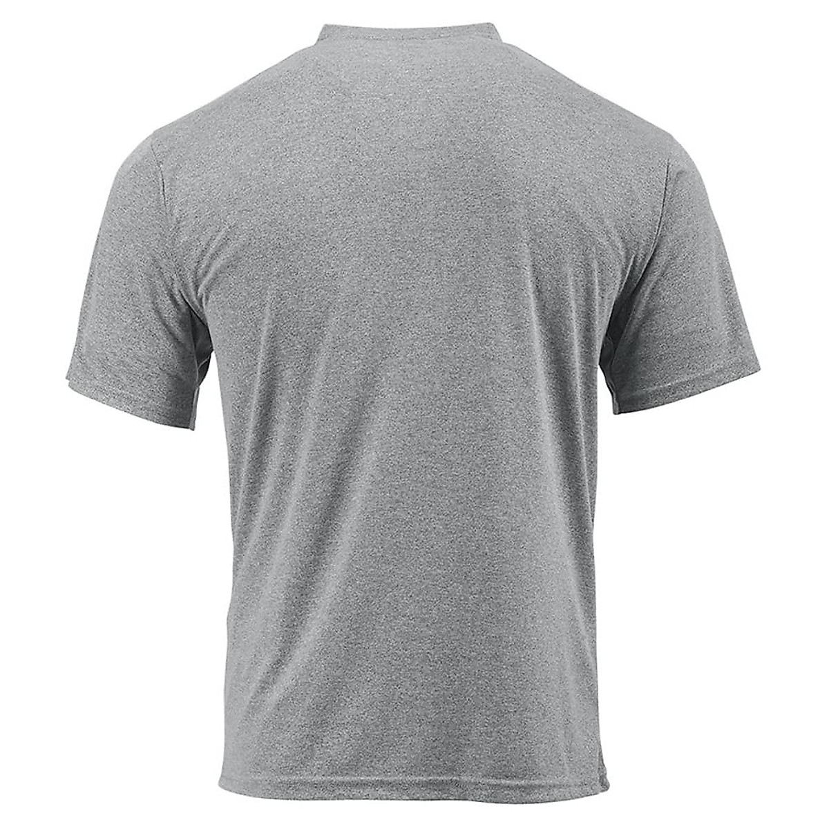 Joe's USA Mens Athletic Dry-Fit Performance Short Sleeve T-Shirt-M-VintageHeather