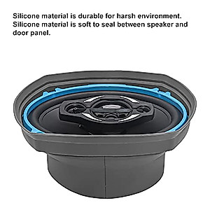 RECOIL SPB69 Foldable Silicone 6 X 9” Car Speaker Baffle Kits with Egg Crate Foam for Sound Quality Improvement and Speaker Protection One Pair (6X9”)