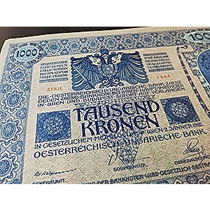 World Paper Money: 10 Languages Banknote Issued by the Austro-Hungarian Empire 1902 - Elevate Your Foreign Currency Collection with Old Banknotes and complete your Album. Certificate of Authenticity