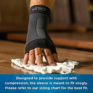 OrthoSleeve Newly Redesigned Patented WS6 Compression Orthopedic Brace - Compression Wrist Sleeve for Boosting, Pain Relief, Arthritis, Carpal Tunnel