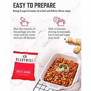 READYWISE - Favorite’s Box, 18 Servings, MRE, Emergency Food Supply, Premade, Freeze Dried Food, Survival Meal, Hiking, Adventure & Camping Essentials, Just Add Water, 25-Year Shelf Life