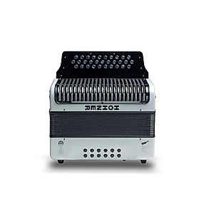 Hohner Accordions Corona C-II Accordion GCF White Rainbow