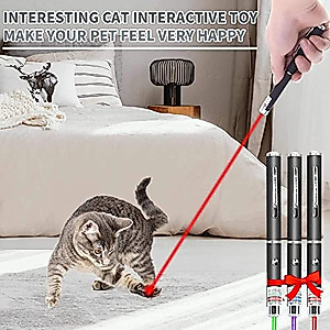 MEUSNO Laser Pointer, Laser Pointer Cat Toys for Indoor Cats, 3 Pack Laser Pointer Pen for Cats Dogs Pet Laser Toy Indoor Interactive Chase Cat Toy Lazer Pointer Pen Tease Cat Laser Light 9343
