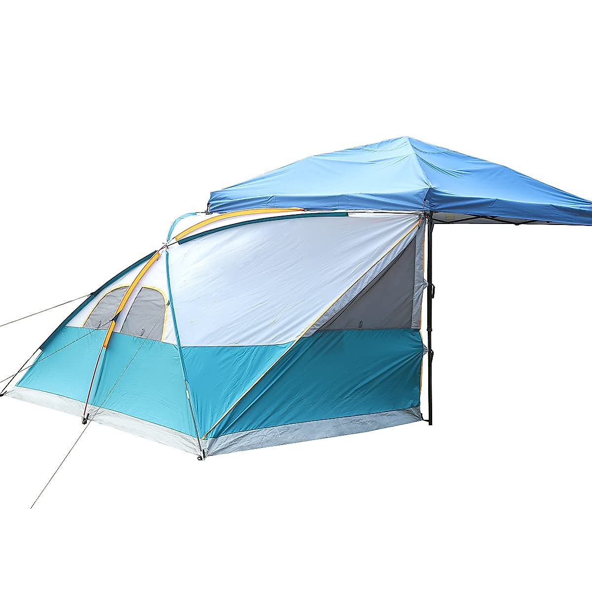 UNP Camping Tent | Canopy Side Tent for 10' x 10' Canopies Tent Easy Set Up Gazebo, Ocean Blue (Canopy/SHELTER NOT Included)