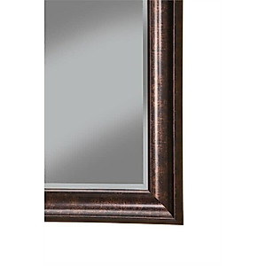 OBIOZZ Bedroom Floor Standing Mirror Home Oil Rubbed Bronze Full Length Leaner Mirror, Designed for Durability, Modern Design Full-Length Mirror