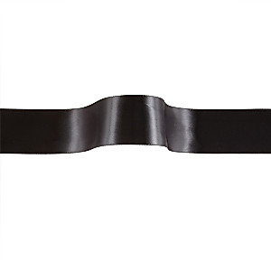 1 1/2" Offray Double Face Satin Ribbon Black