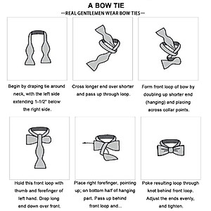 DiBanGu Gold Bow Ties for Men Self Tie Bow Tie and Pocket Square Set Adjustable Solid Satin Formal Tuxedo Bow Tie