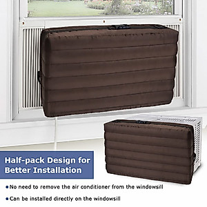 ONELIGHT Window AC Unit Cover Indoor, Air Conditioner Covers for Inside Units,fits up to 25"x18"x3.5"