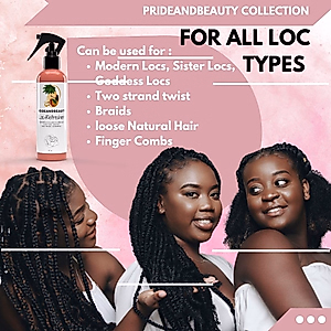 Rose Water For Locs, Daily Moisturizing Refreshing Spray, Rose Water For Hair, Rosewater and Peppermint Hair Scalp Moisturizer. (4 OUNCES)