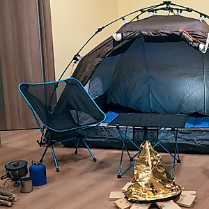 PATIKIL Camping Chair Foot, 8 Pack 15mm 16mm Tubing Dia Detachable Anti-Slip Stool Feet Replacement for Hiking Outdoor, Black