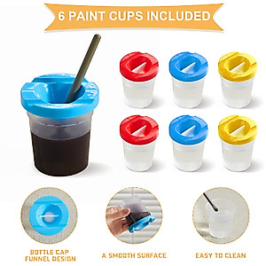 Beright 5 in 1 Children's Table, Play Sand Indoor Sensory Table, Kids Art Table Drawing Table with Paper Roll & Paint Cups, not with Storage Bin